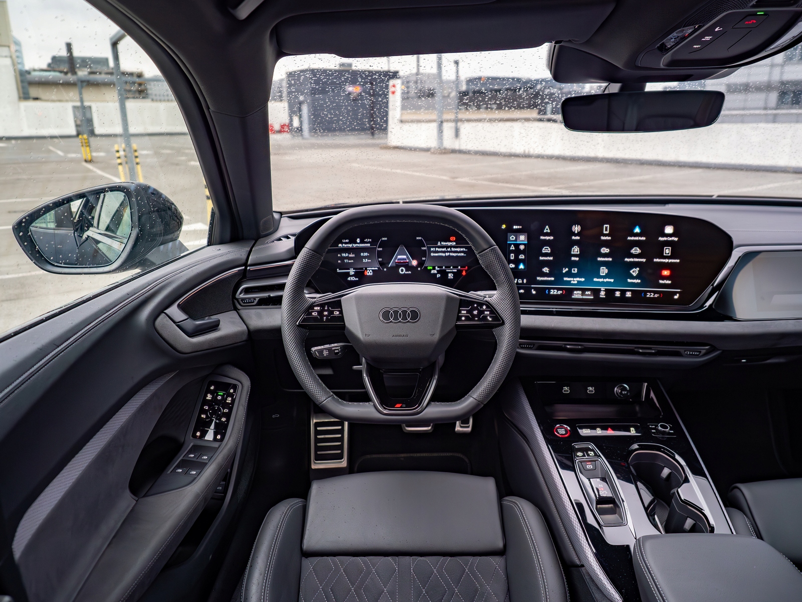 AUDI A5 B10 DESKA KONSOLA KOKPIT PULPIT PODUSZKI AIRBAG PASY PAS za ...