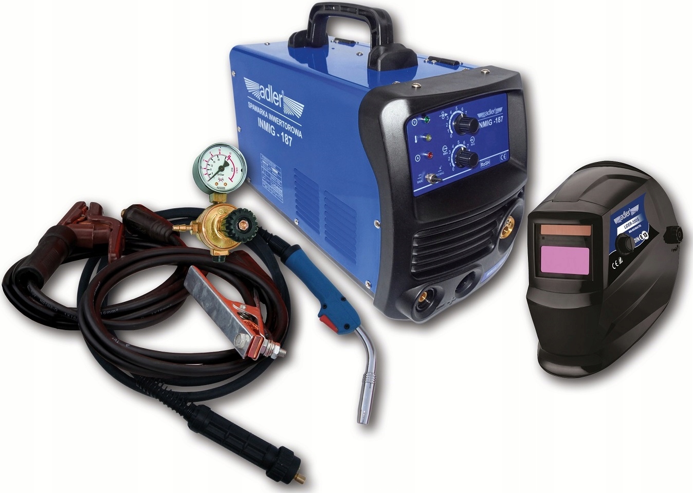 ADLER SPAWARKA MIGOMAT PÓŁAUTOMAT INMIG-187 180A MIG-MAG • Cena, Opinie ...