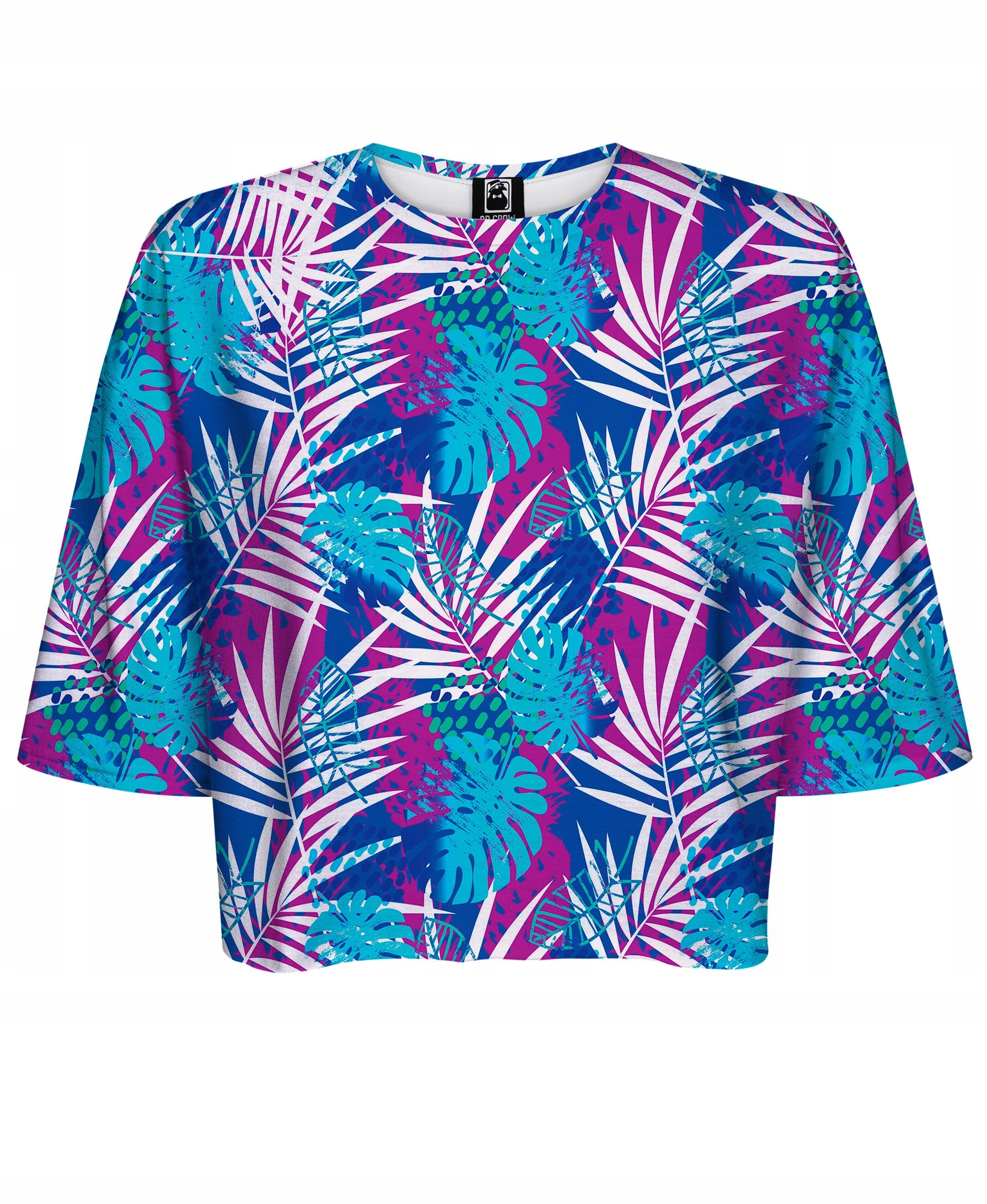 Crop Blue Palms póló M/L AJÁNDÉK DR.CROW za 10000.00HUF-ért - Allegro