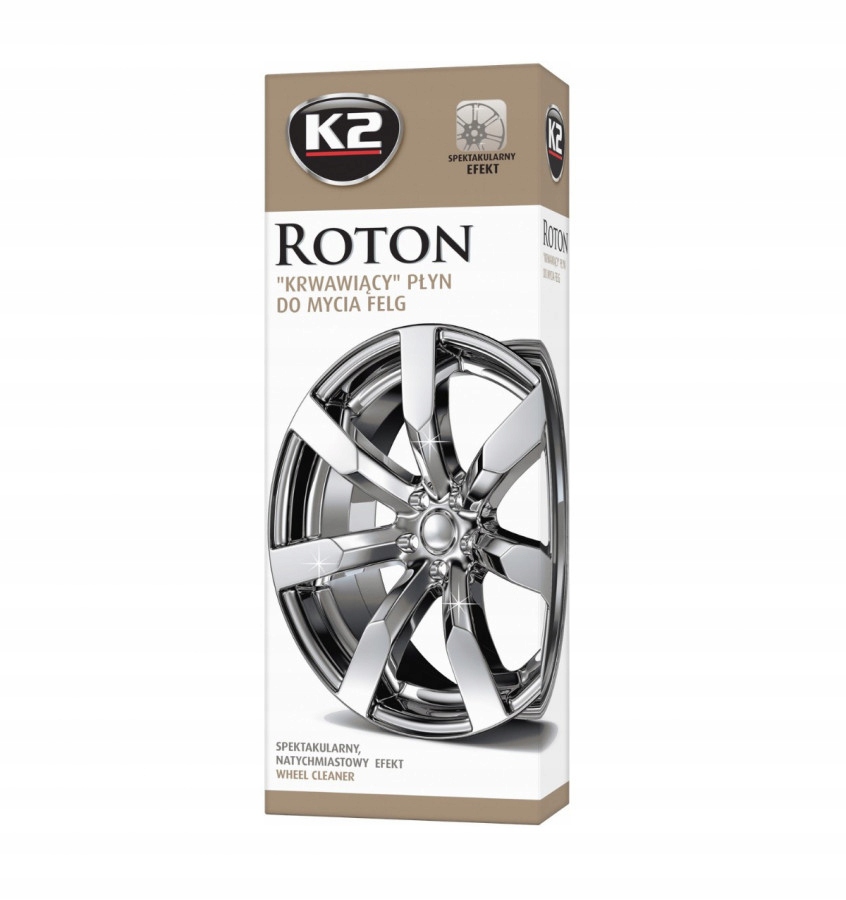 K2 ROTON PŁYN DO MYCIA FELG EFEKT KRWAWIENIA felgi CZYSZCZENIE 700mL ...