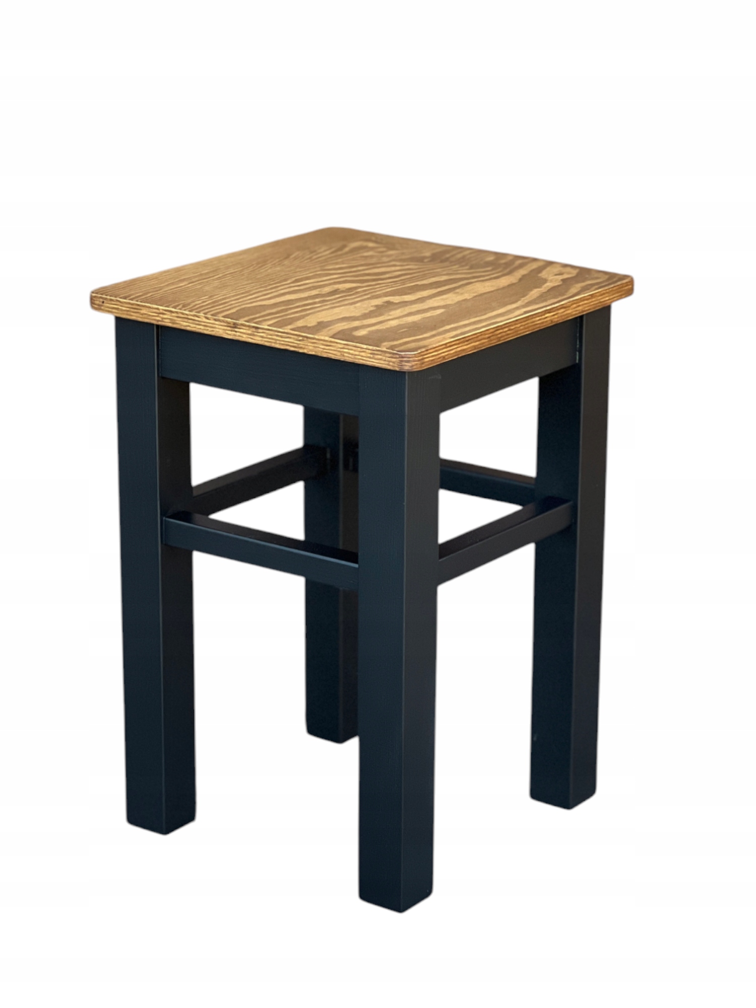 Taboret Z.P.U.H. MEBEL czarny, , dąb czarny 45 cm (5907182600101 ...