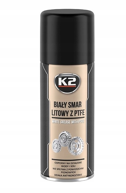 K2 BIAŁY SMAR Z PTFE 400ML 5906534007780 za 13.21PLN z Nowogrodziec ...