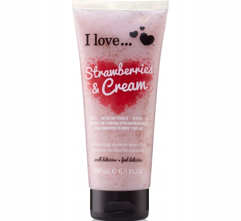 I Love Exfoliating Shower Smoothie Strawberries and Cream peeling do ...