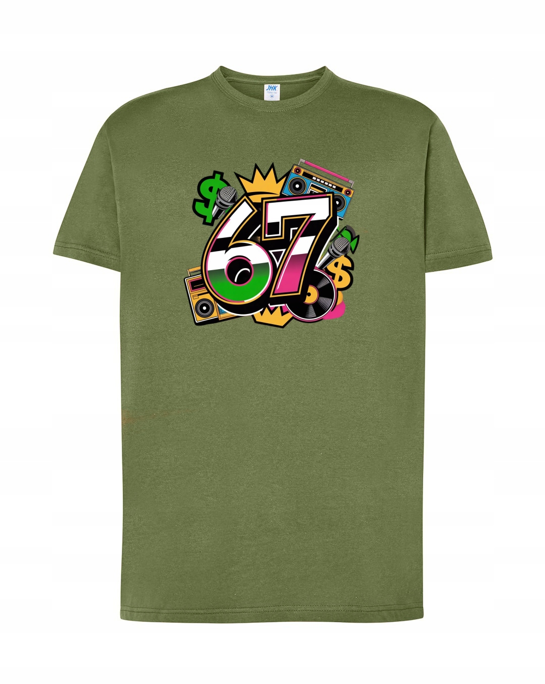 Tričko VIRAL SIX SEVEN 67 VIRAL SIX SEVEN 67 tiktok brain rot dárek ...