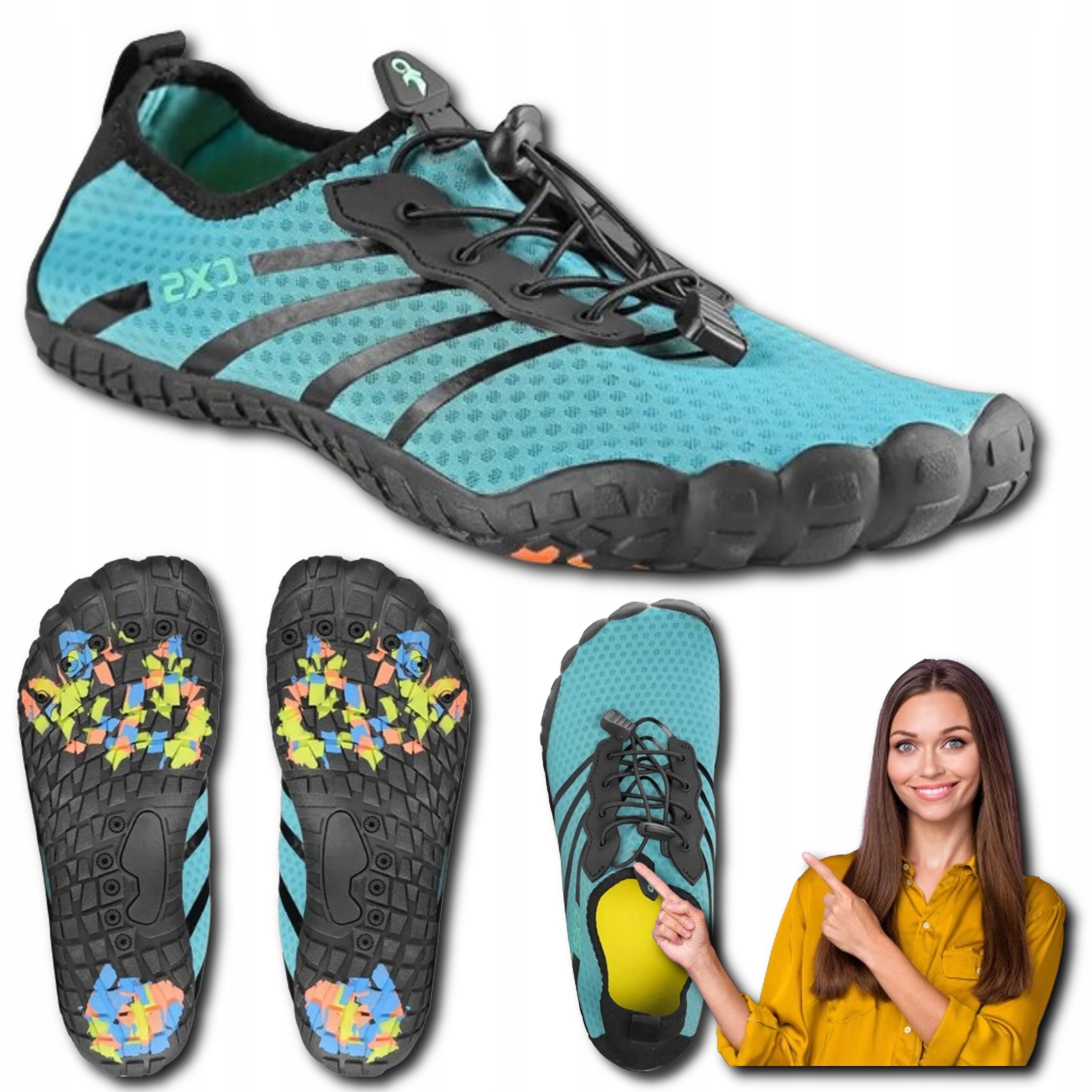 BUTY letnie BAREFOOT LATO MĘSKIE DAMSKIE bosa stopa do CHODZENIA BOSO ...