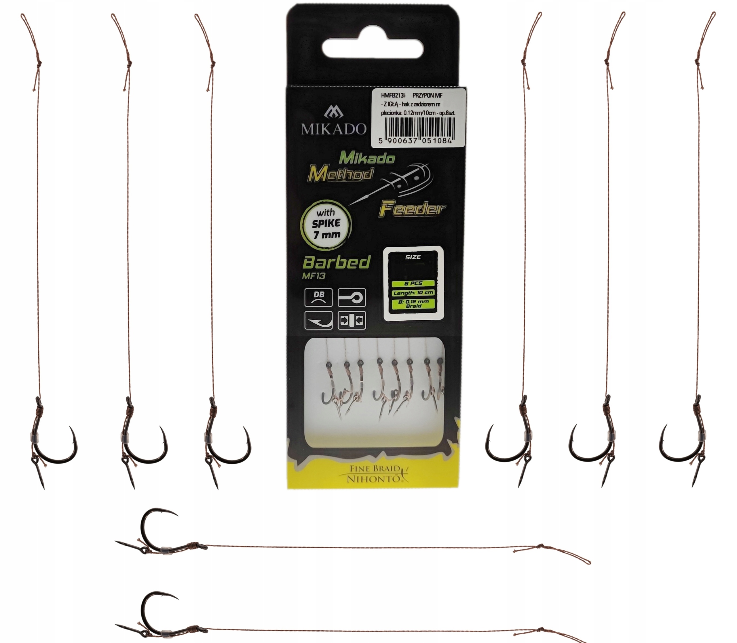 GOTOWY PRZYPON METHOD FEEDER MIKADO IGŁA BAGNET 4 - HMFB213I-4 - 12070187518 - Allegro.pl