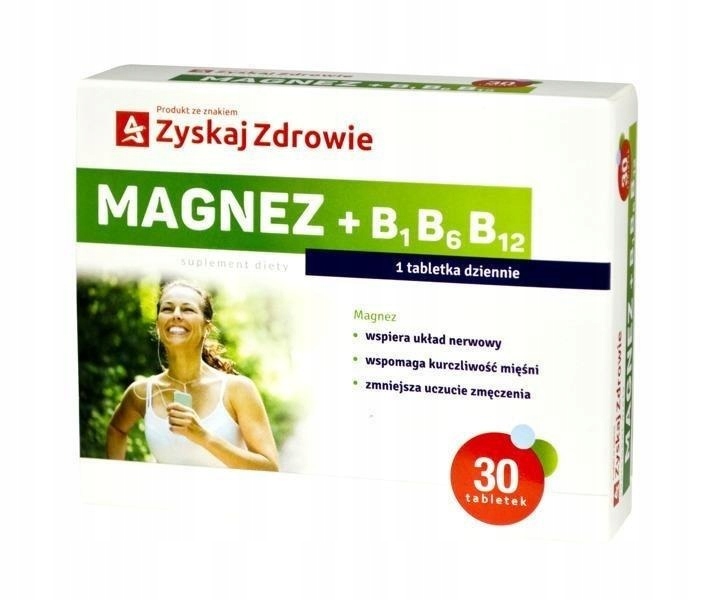 MAGNEZ B6 CYTRYNIAN MAGNEZU + WITAMINA B1 B6 B12 (5902578910017) • Cena, Opinie • Pamięć, układ ...