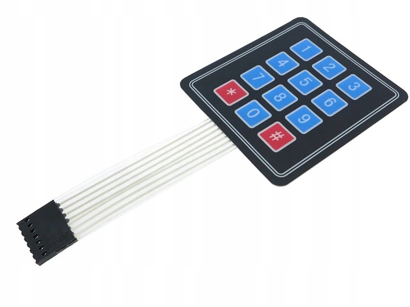 595 Klawiatura Membranowa klawisze 3x4 Arduino - Sklep, Opinie, Cena w ...