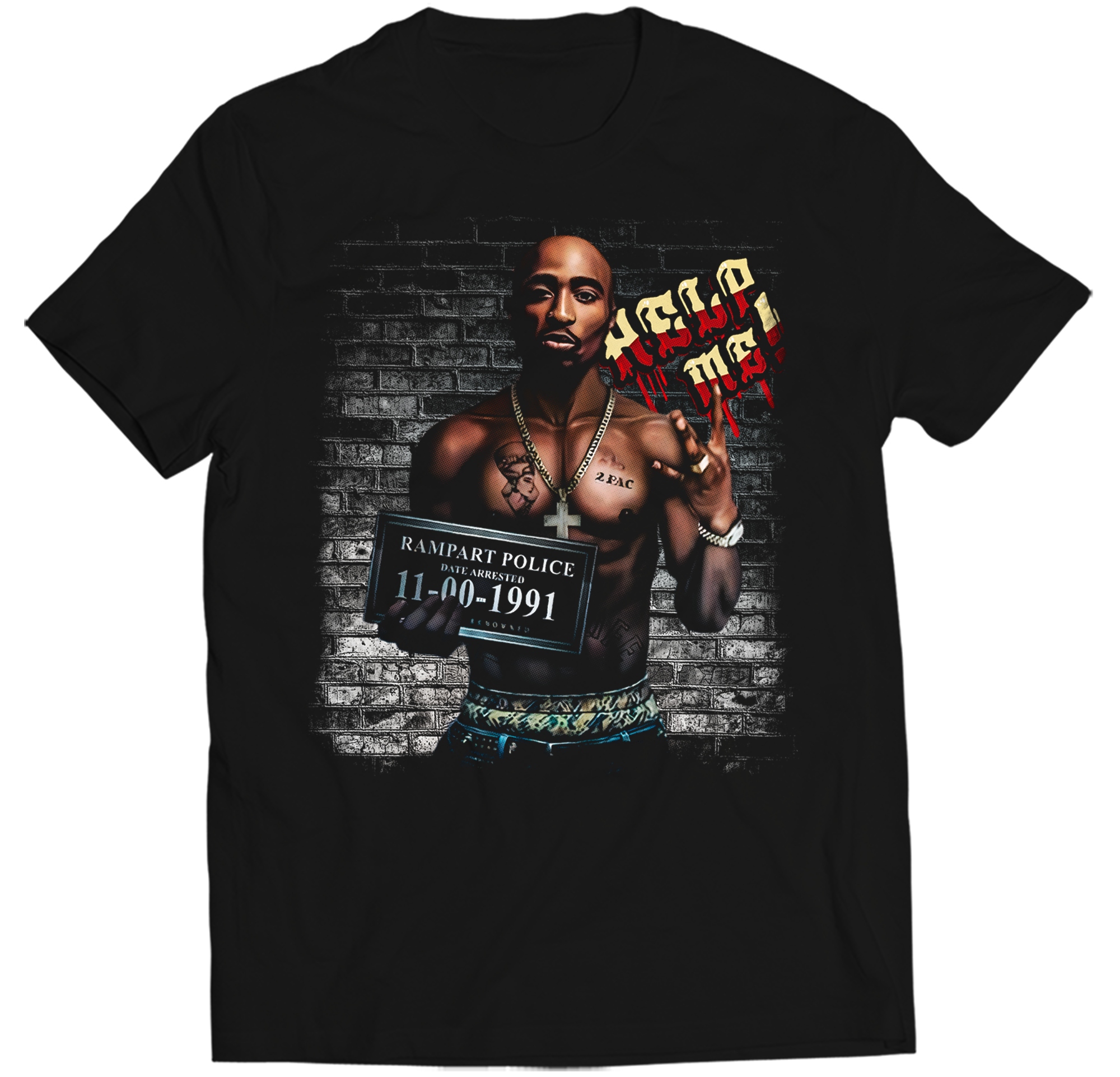 VTIPNÉ TRIČKO DARČEK PRE FANÚŠIKA RAPU RAPER TUPAC SHAKUR 2PAC MAKAVELI ...