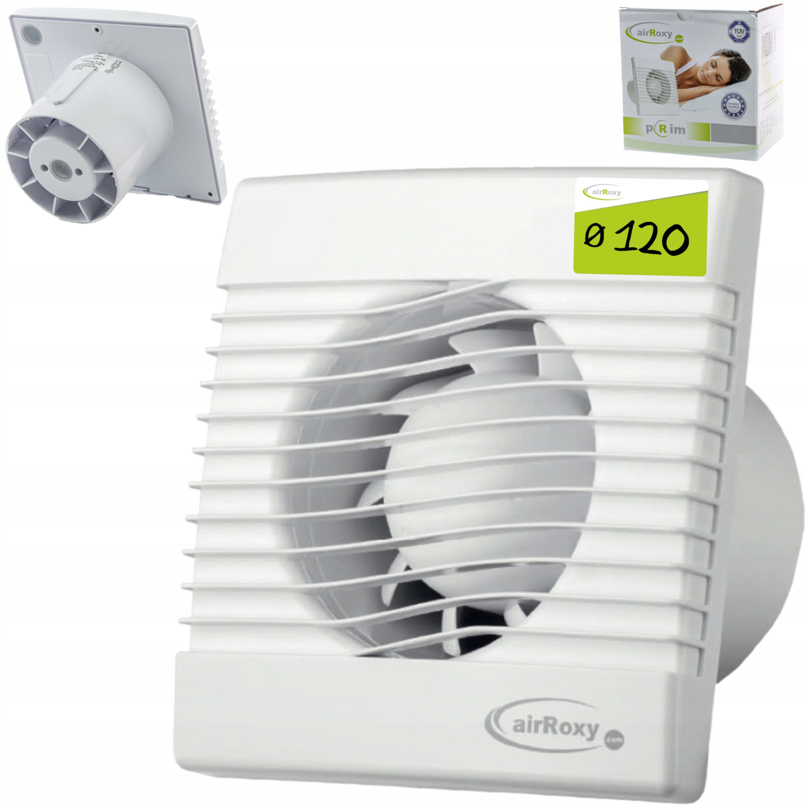 WENTYLATOR ŁAZIENKOWY CICHY HIGROSTAT TIMER Ø120 (01-008) • Cena ... WENTYLATOR ŁAZIENKOWY CICHY HIGROSTAT TIMER Ø120 (01-008) • Cena ...