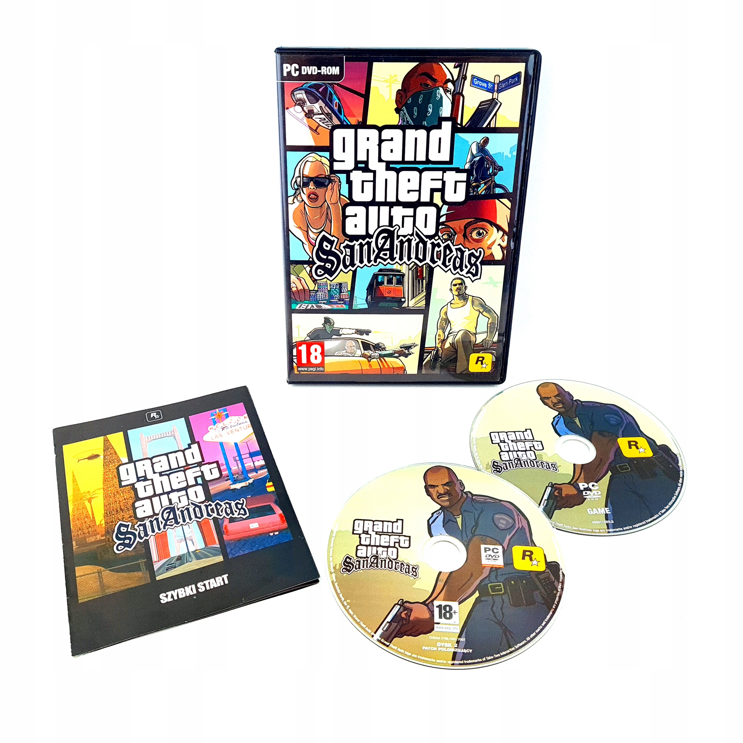 GRAND THEFT AUTO GTA: SAN ADNREAS - polskie wydanie Premium Games PL ...