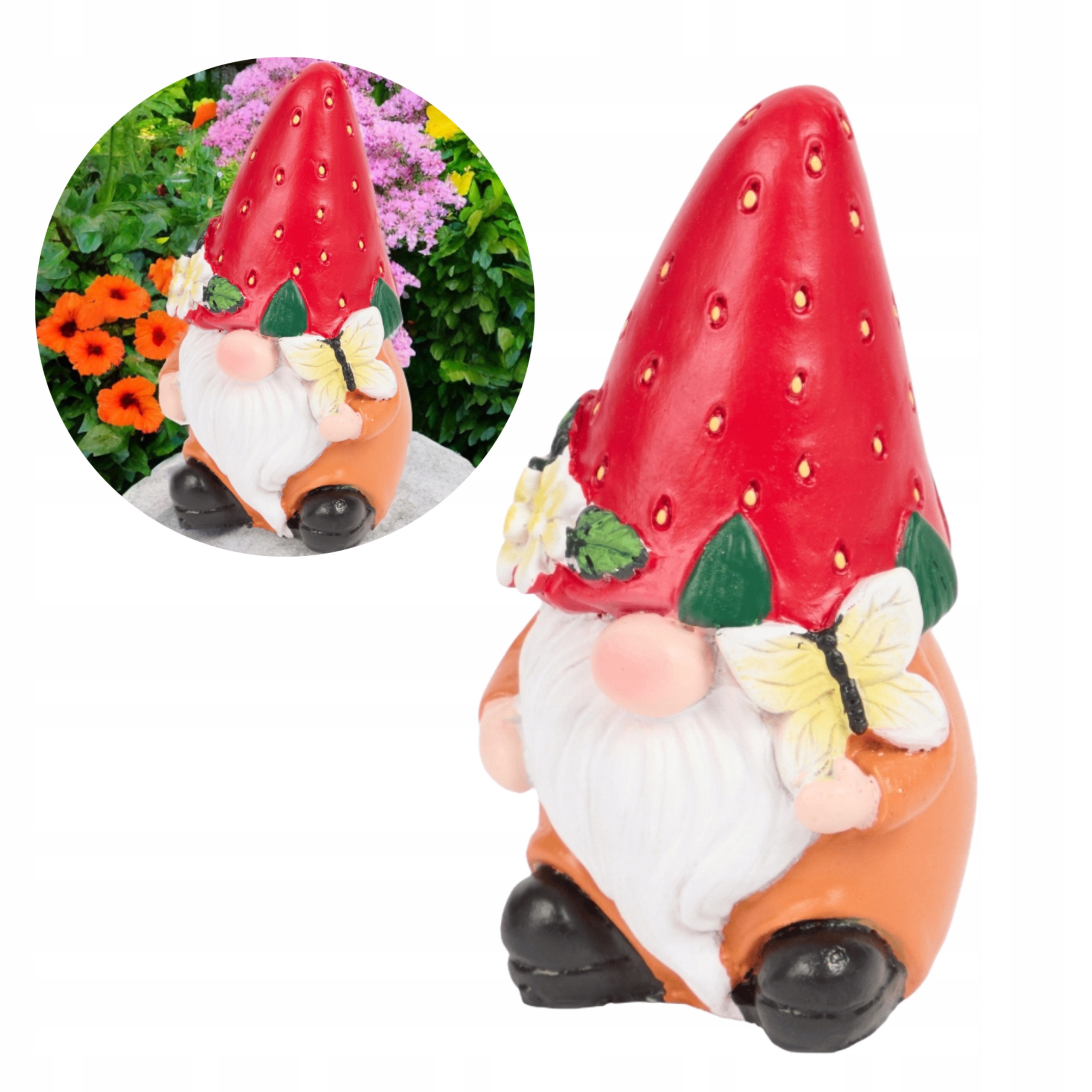 VESELÁ OZDOBA DO ZAHRADY JARNÍ DEKORACE MALÝ ZAHRADNÍ TRPASLÍK - Allegro