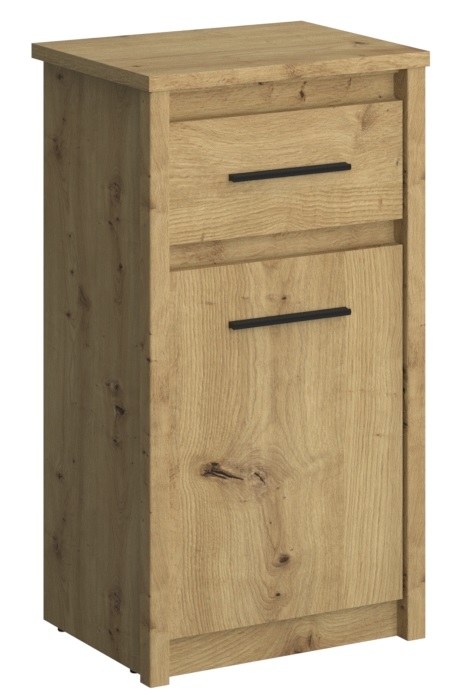 Komoda Szafka Mała Szuflada Dąb Artisan Ayson 1D1S (5905342308225) • Cena, Opinie • Komody ...