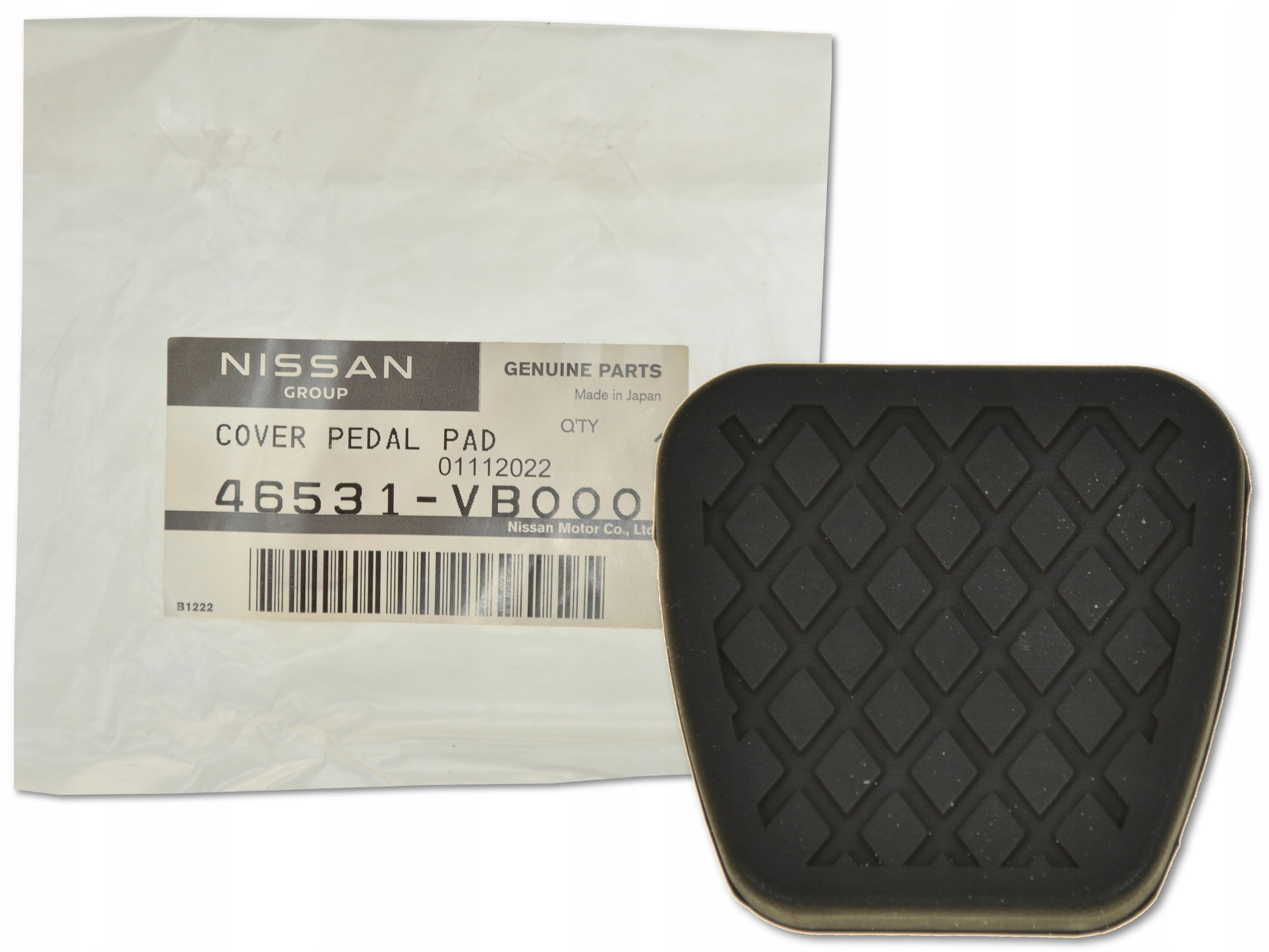 NAKŁADKA PEDAŁU SPRZĘGŁA HAMULCA 46531-VB000 ORYGINAŁ NISSAN za 85 ...
