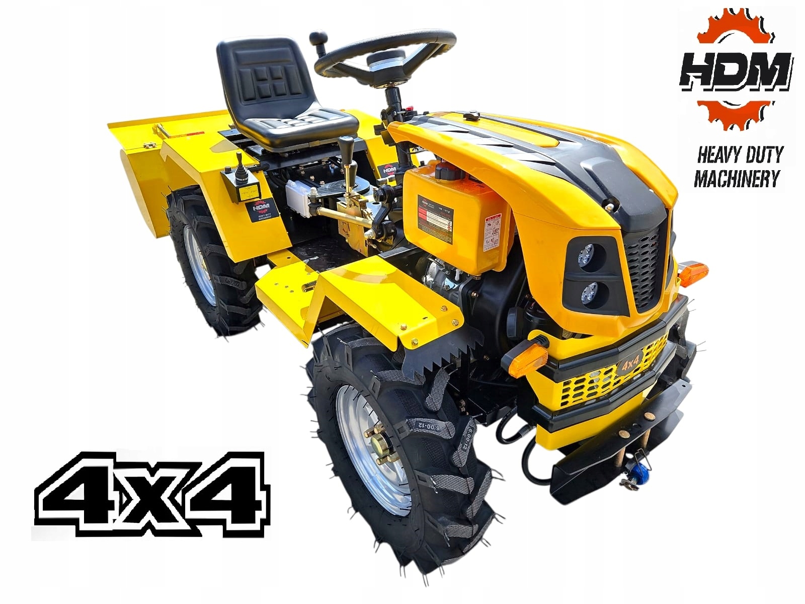 Glebogryzarka Traktorek HDM MINI 910 4x4 18 KM Diesel DZIK traktor • Opinie - Allegro