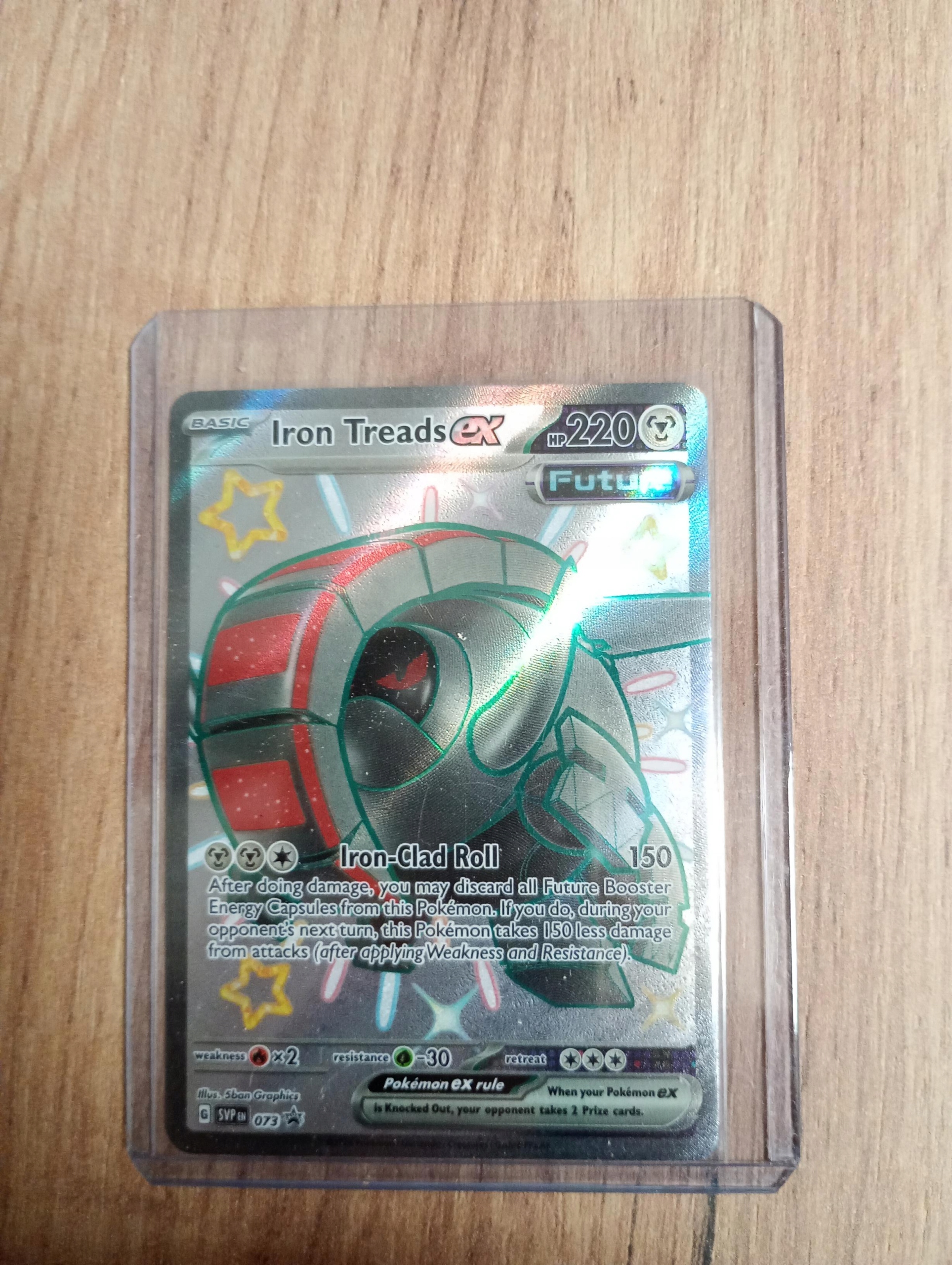 Oryginalna karta Pokemon TCG: SVP073 Iron Treads ex Promo - Stan: Nowy ...