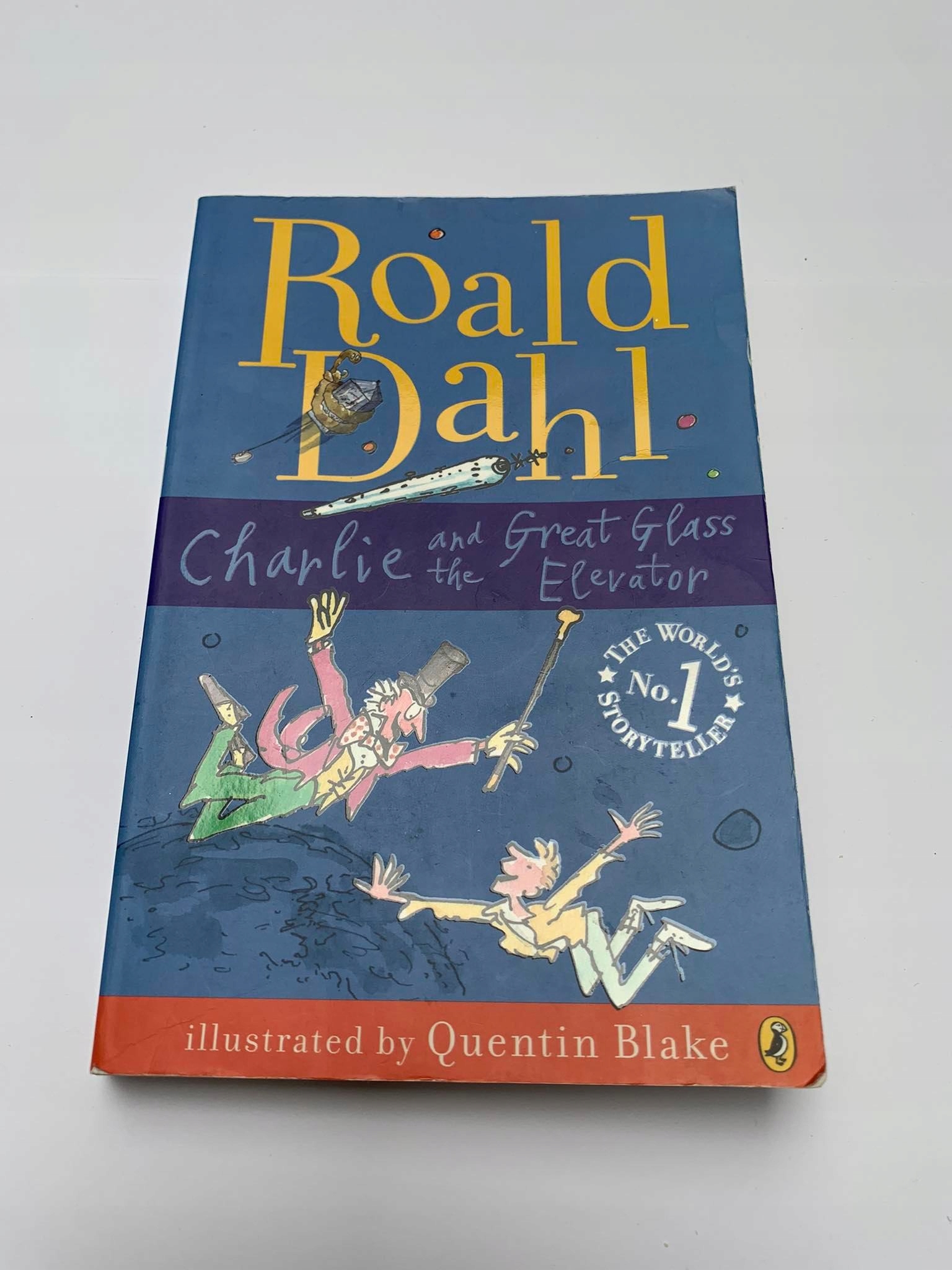 CHARLIE AND THE GREAT GLASS ELEVATOR ROALD DAHL Książki dla dzieci ...