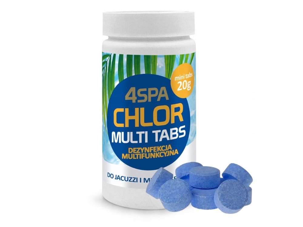 Gamix 4SPA Chlor Multi Mini Tabs do Jacuzzi Mini Basenów 20g x50 ...