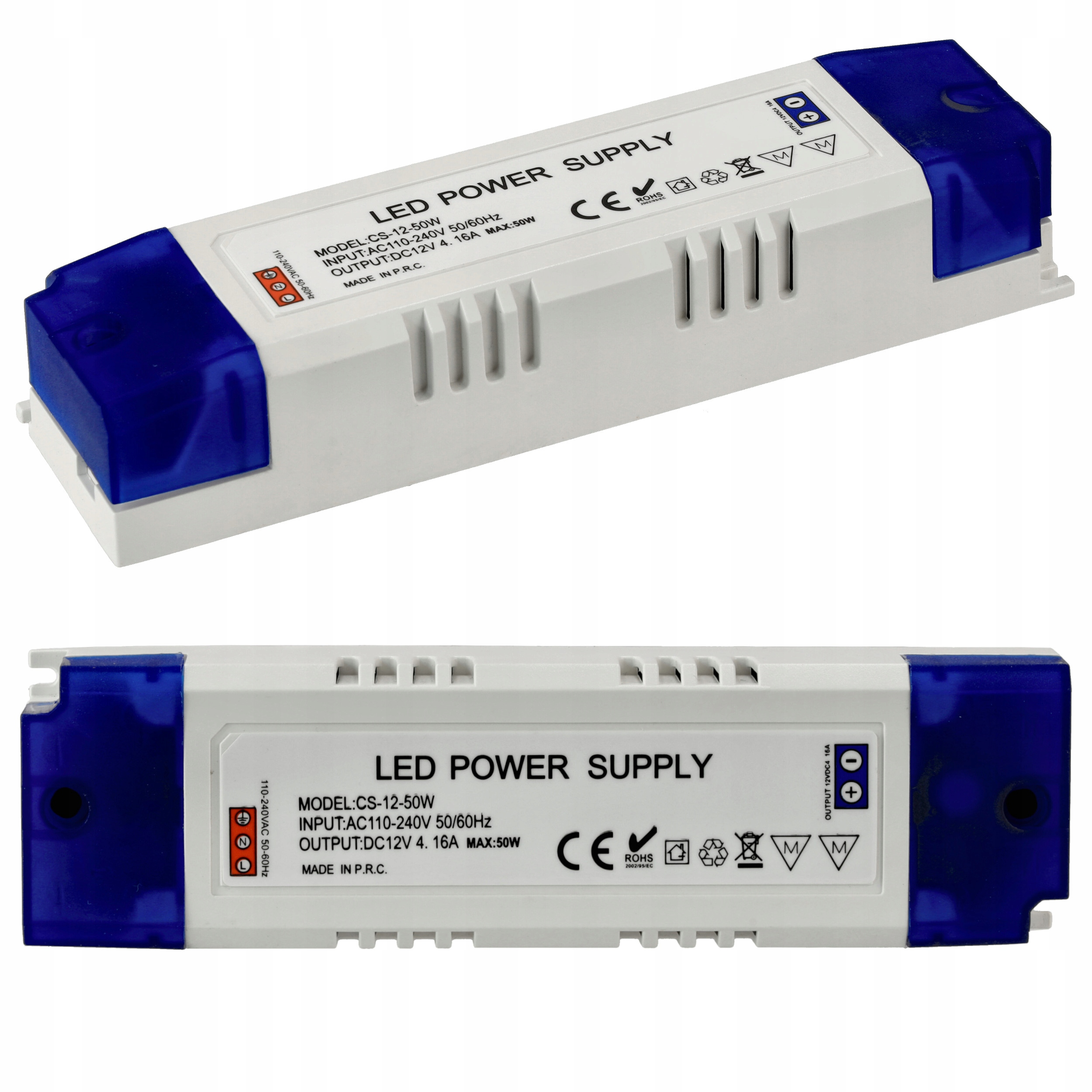 NAPÁJACÍ ADAPTÉR LED 12V NÁBYTOK 4,16A 50W NA PÁSKU PÁSKY LED ...