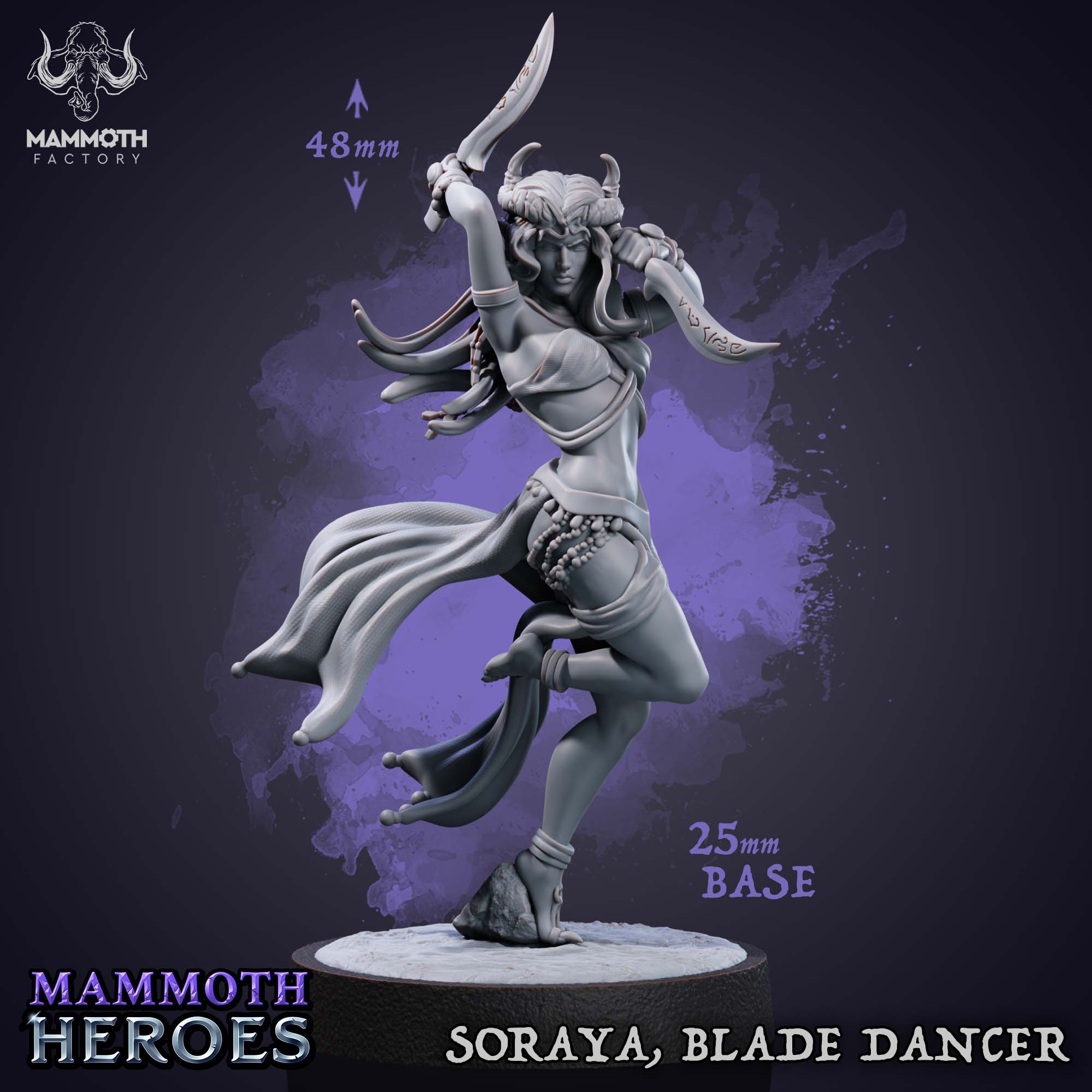 Soraya, Balde Dancer - Mammoth Factory - Druk 3D - Stan: Nowy 24.50PLN ...