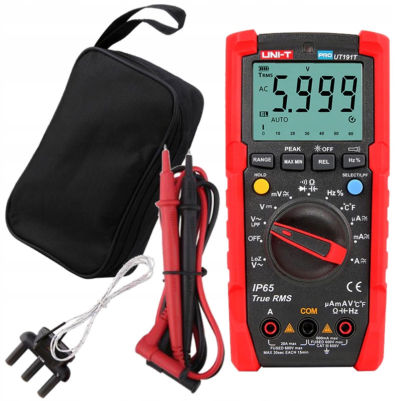 Multimetr miernik uniwersalny UNI-T UT191T PRO True RMS AUTOMAT - Sklep, Opinie, Cena w Allegro
