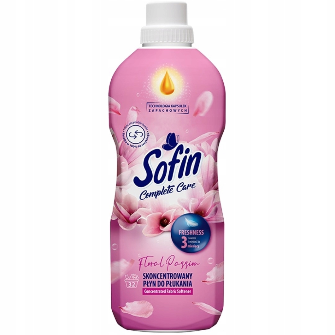 Płyn do płukania tkanin Sofin Floral Passion 800 ml 32 prania (5900931035001) • Cena, Opinie ...