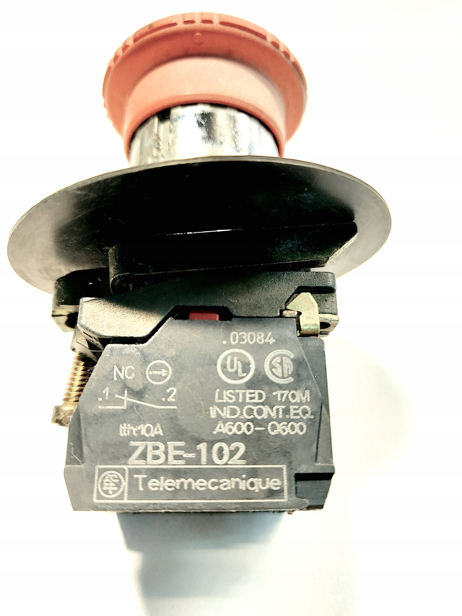 TELEMECANIQUE 3pcs ZBE-102 + EMERGENCY STOP BUTTON • Cena, Opinie • Czujniki i przetworniki ...