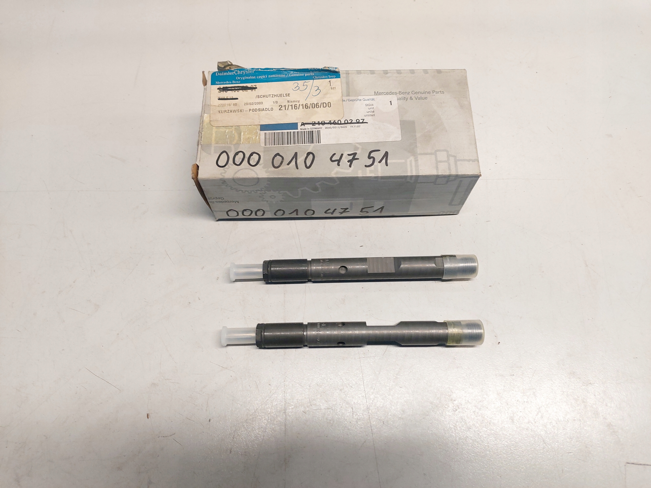 MERCEDES W210 W901 OM602 WTRYSKIWACZ 0000104751 za 1000.00PLN z Gorzów ...