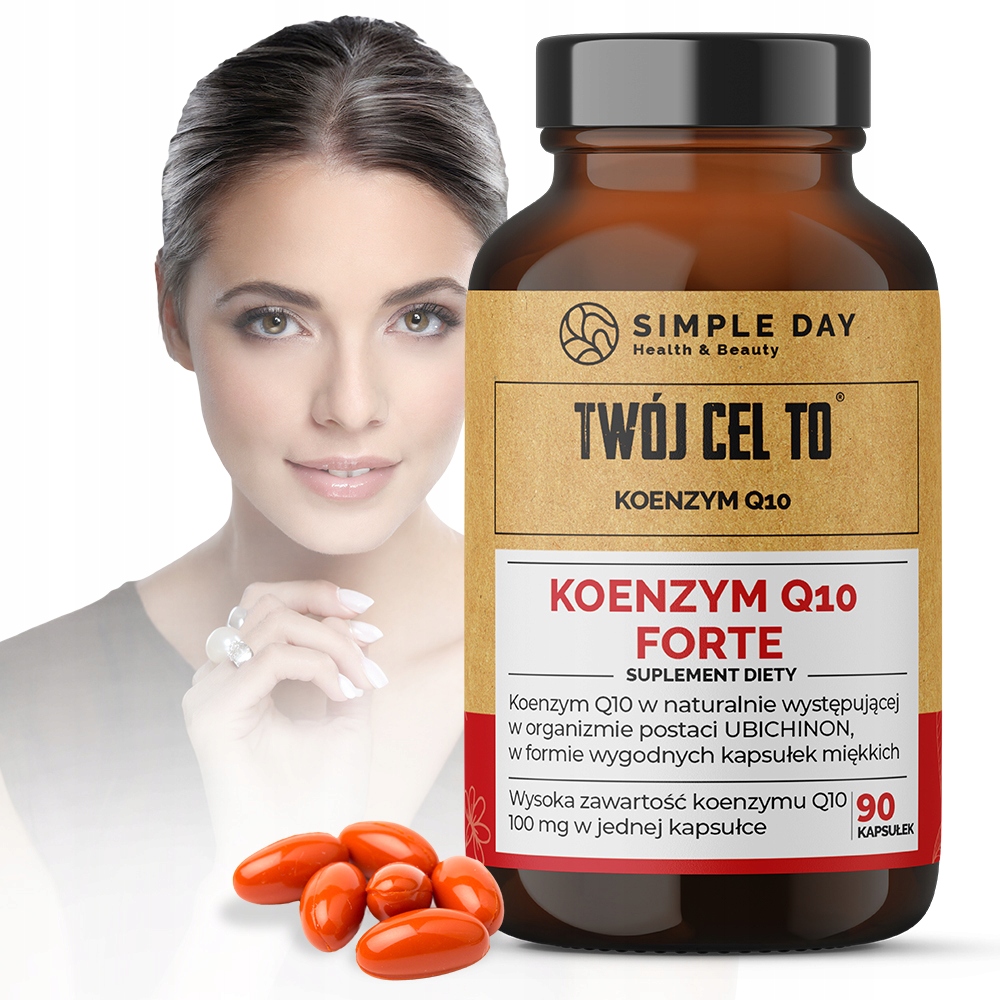 KOENZYM Q10 100mg ENERGIA WITALNOŚĆ ZDROWIE NA STARZENIE SKÓRY 90 KAPSUŁEK (5900316586050 ...