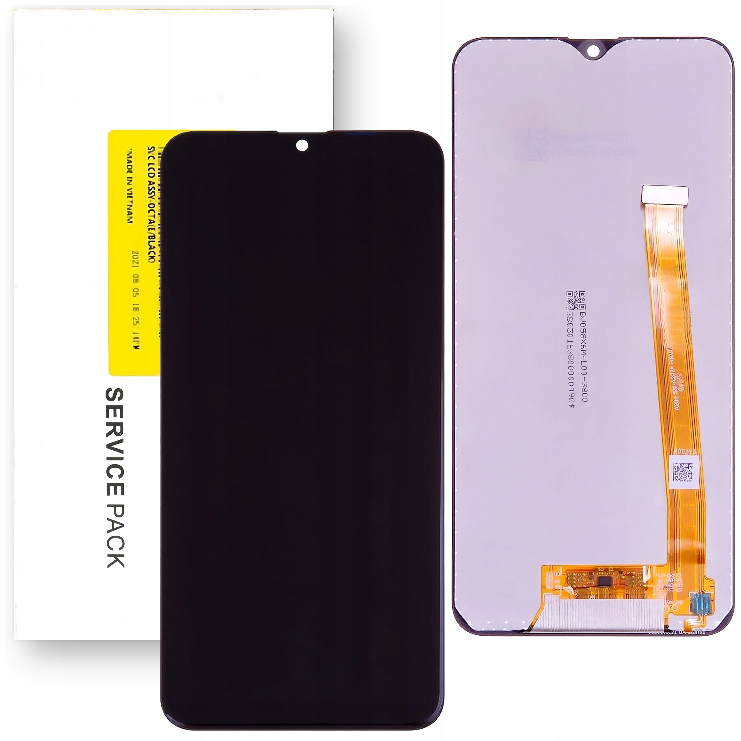 Oryginał Wyświetlacz do Samsung Galaxy A20e Service Pack LCD SM-A202 ...