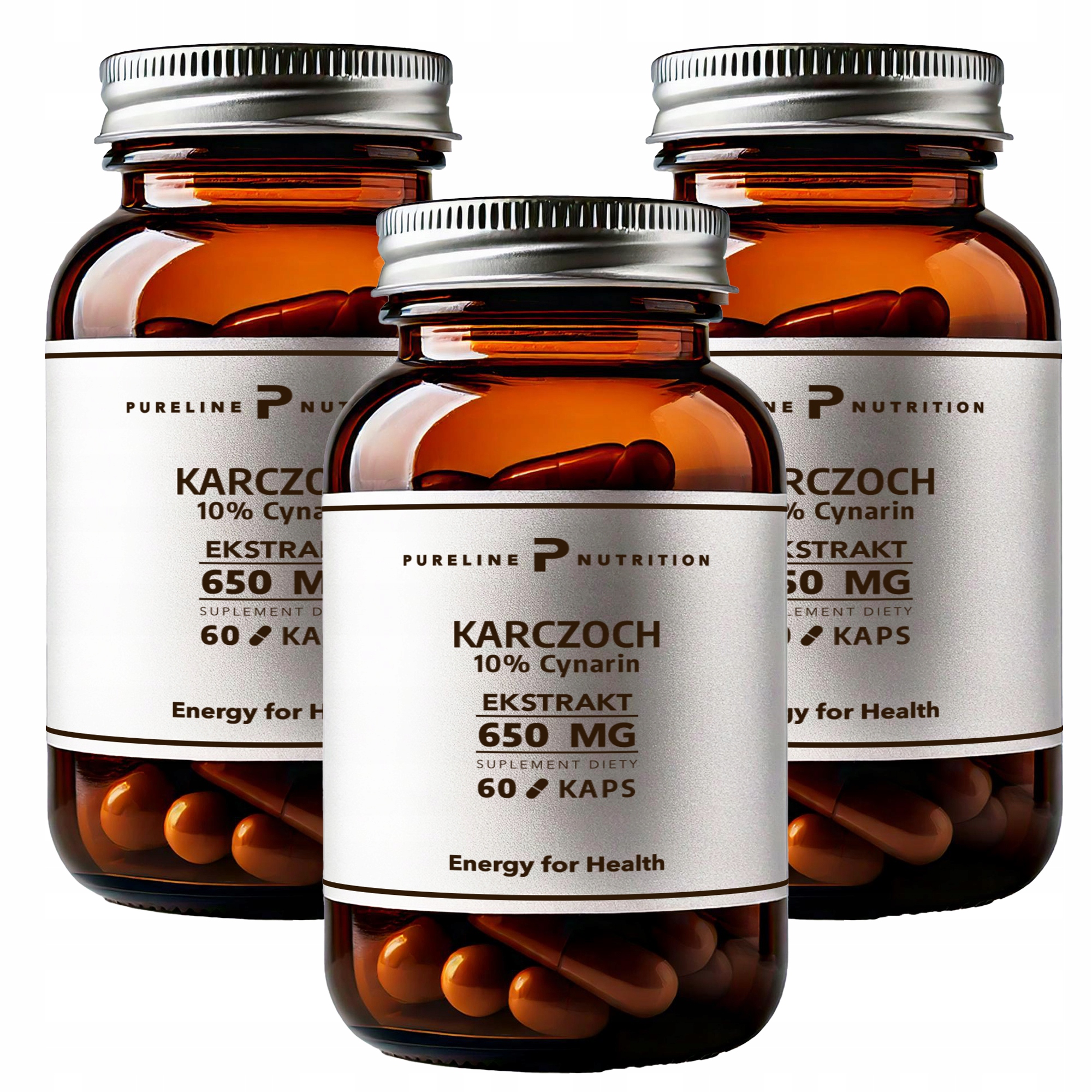 Karczoch Ekstrakt 650mg 10% Cynarin 60 kapsułek x3 (5905316208476 ...