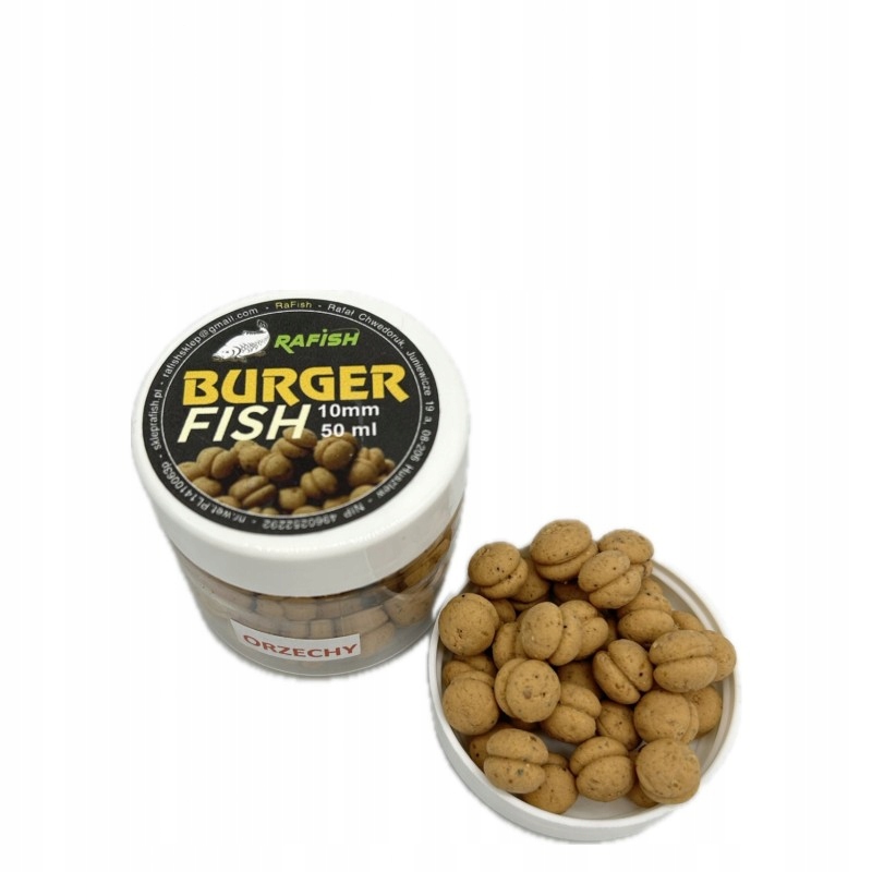 ORZECHY 10mm BURGER FISH METHOD FEEDER 50ml RAFISH - 4052621133403 ...