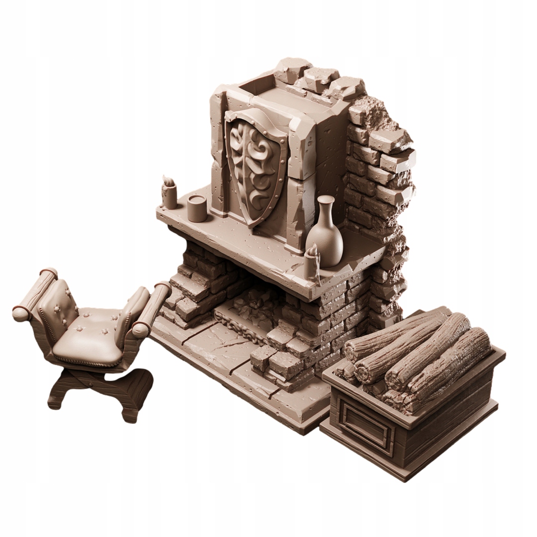 Fireplace - Palenisko Sceneria DnD RPG Pathfinder - Stan: Nowy 34.99PLN ...