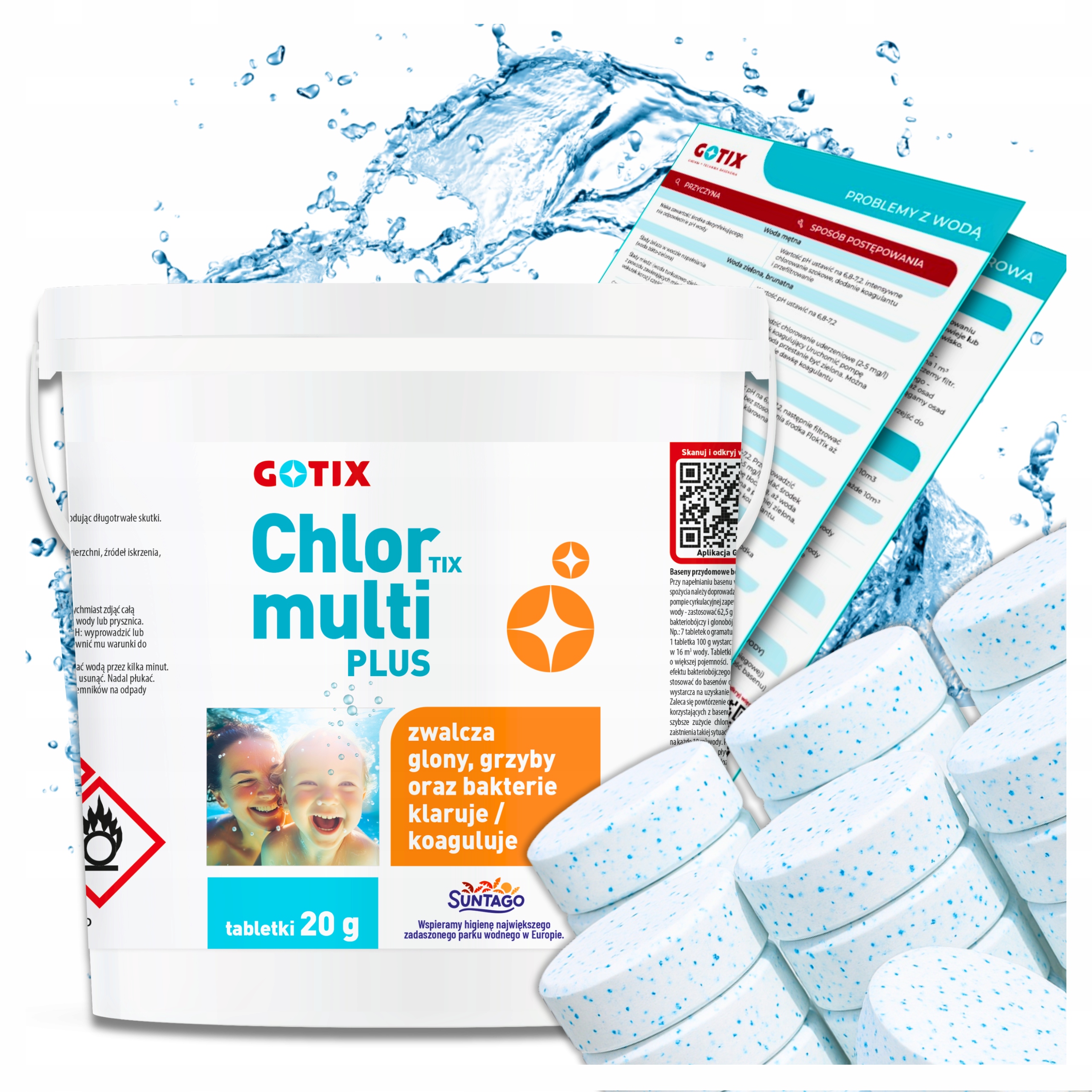 Chlor tabletki Gotix 3 kg (5905478002967) • Cena, Opinie • Chemia basenowa 17347389192 • Allegro