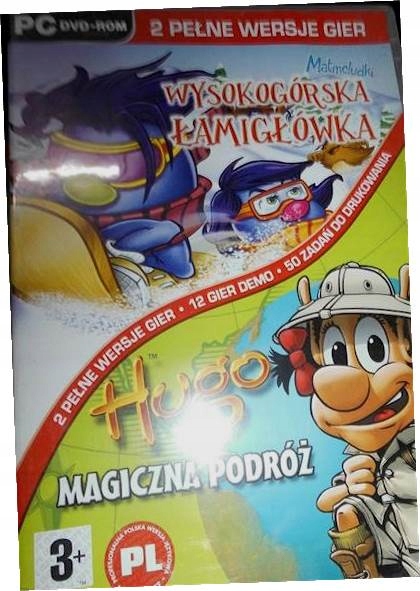 MATMOLUDKI WYSOKOGÓRSKA ŁAMIGŁÓWKA / HUGO MAGICZNA PODRÓŻ PC - Stan ...