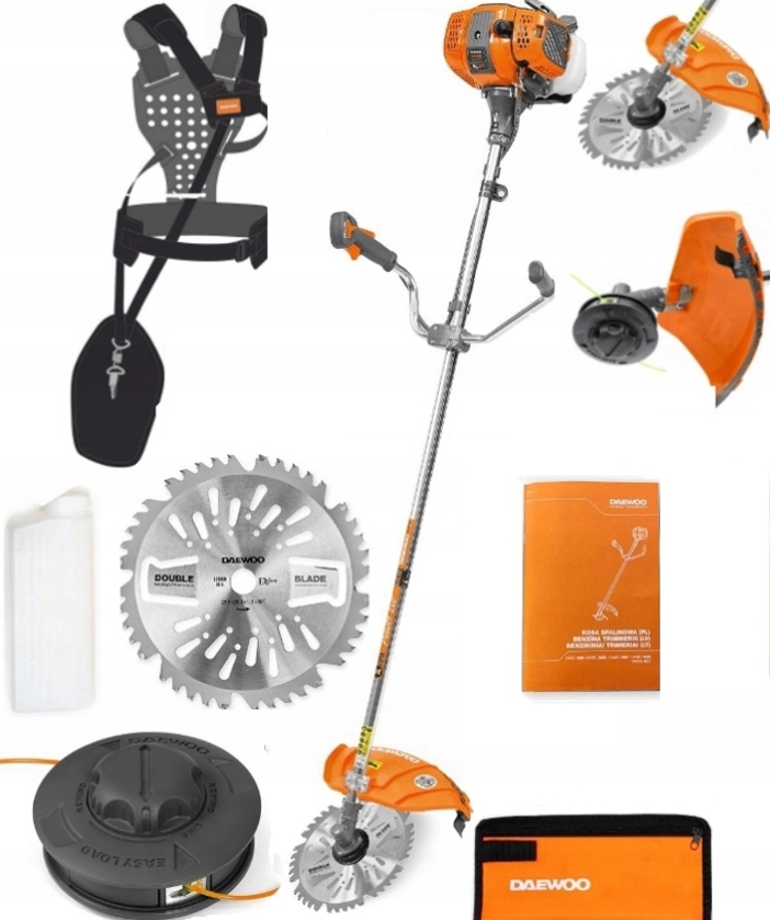 PODKASZARKA KOSA SPALINOWA 1,9KM GŁOWICA TARCZA DAEWOO DABC 520 SZELKI ...