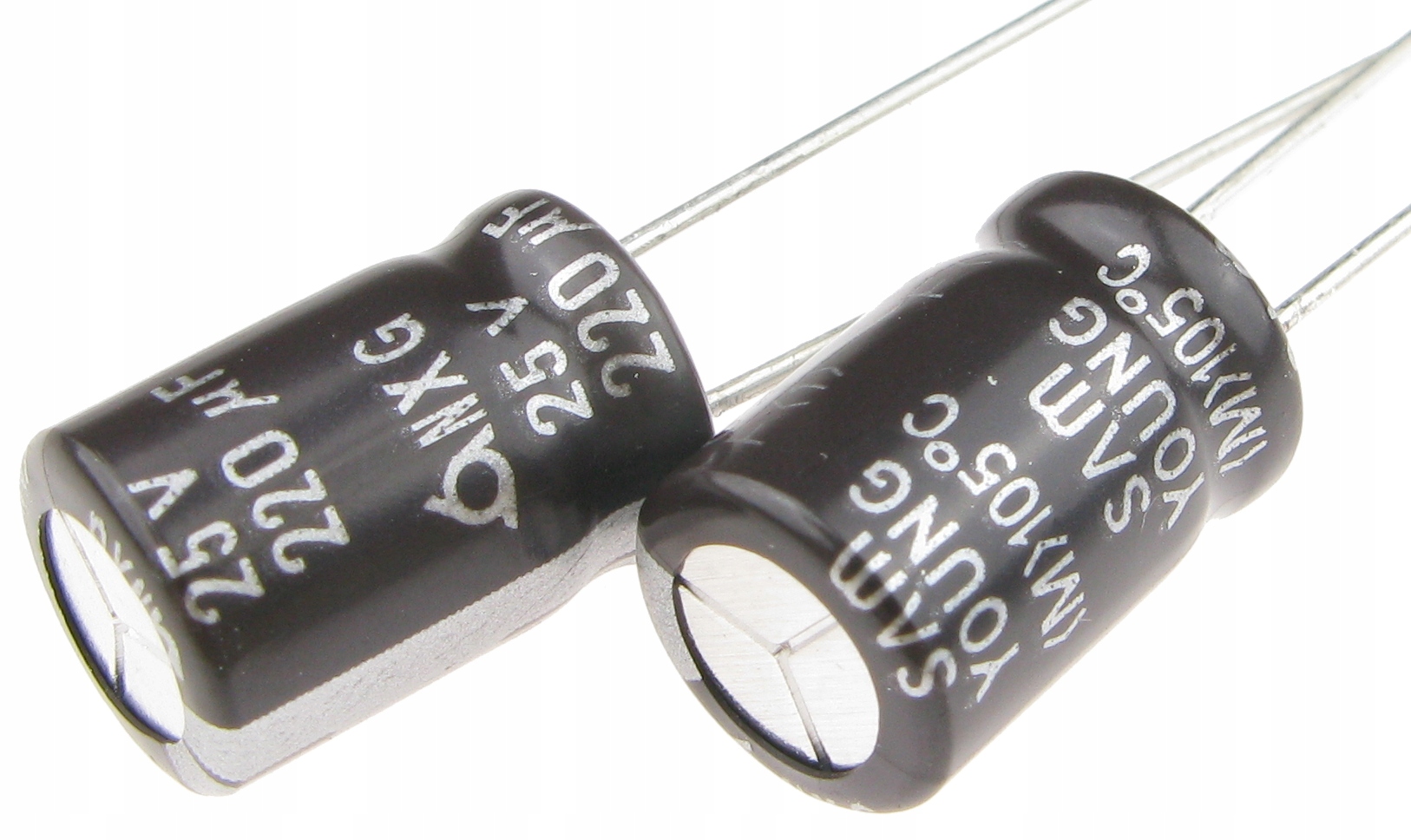 Kondensator elektrolityczny SamYoung NXG25VB220M8x11.5 220 µF 25 V ...