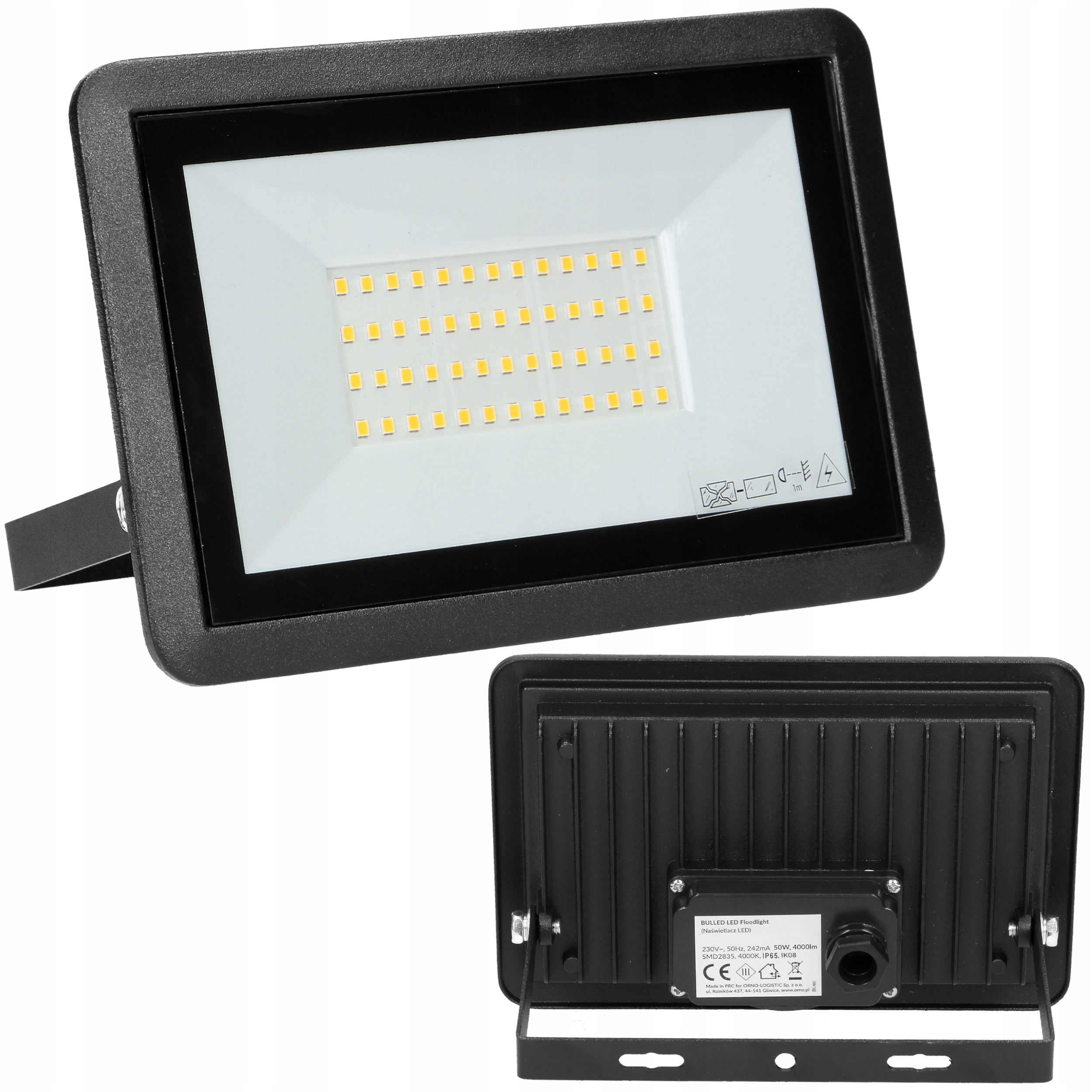 NAŚWIETLACZ HALOGEN LAMPA LED 50W IP65 PREMIUM (5905204504062) • Cena ...