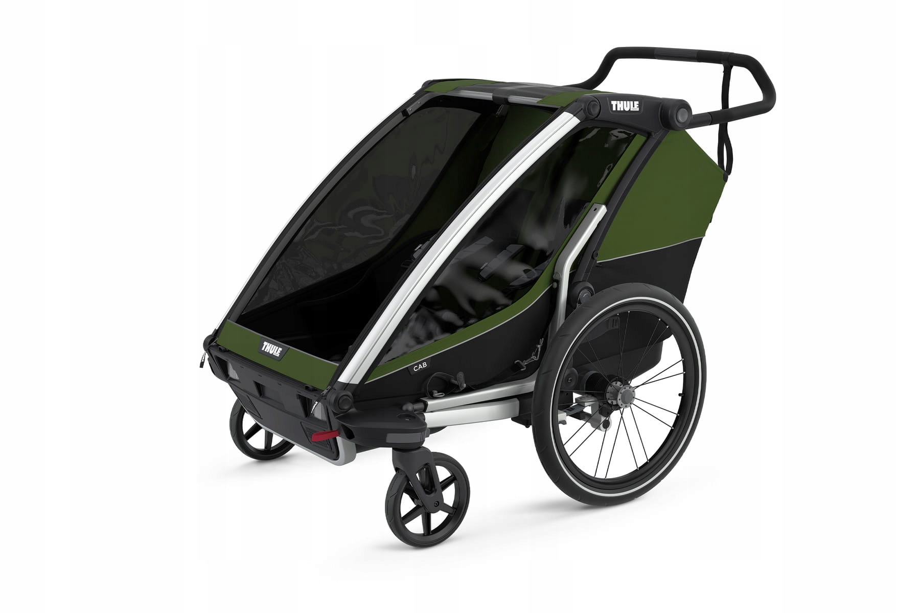 THULE Detský vozík Chariot Cab2 CypresGreen za 1559.94EUR - Allegro
