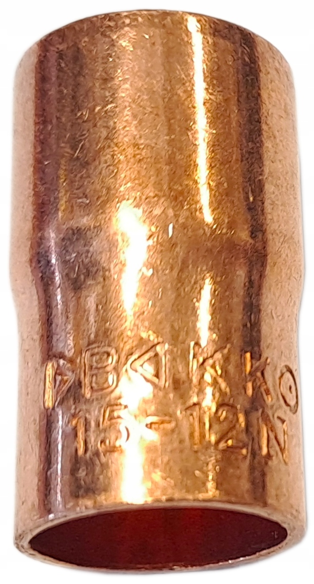 Nypel redukcyjny miedziany do lutowania 15x12mm (5243 015012000) • Cena ... Nypel redukcyjny miedziany do lutowania 15x12mm (5243 015012000) • Cena ...