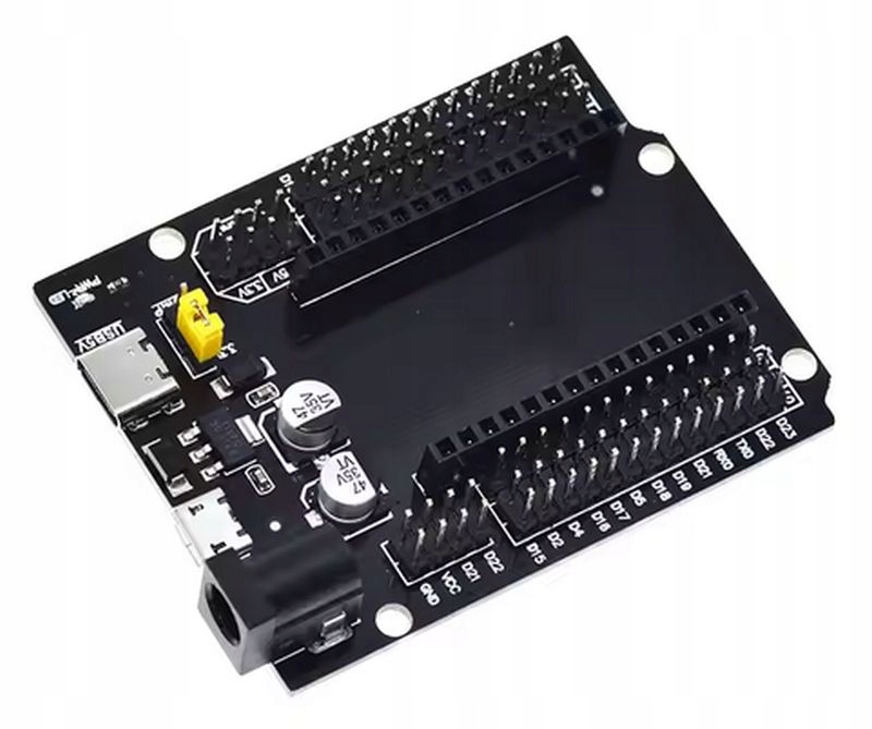 ESP32 ADAPTER PŁYTKA ROZSZERZEŃ DO DEVKITC V1 30-PIN USB-C USB-MICRO DC - Sklep, Opinie, Cena w ...