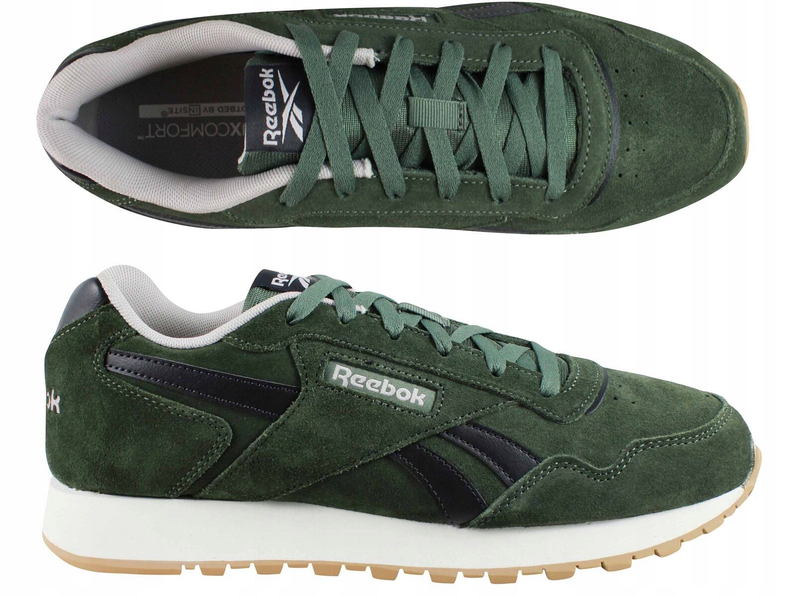 REEBOK GLIDE 100221181 CLASSIC LEATHER JOGGER BUTY MĘSKIE ZIELONE ...