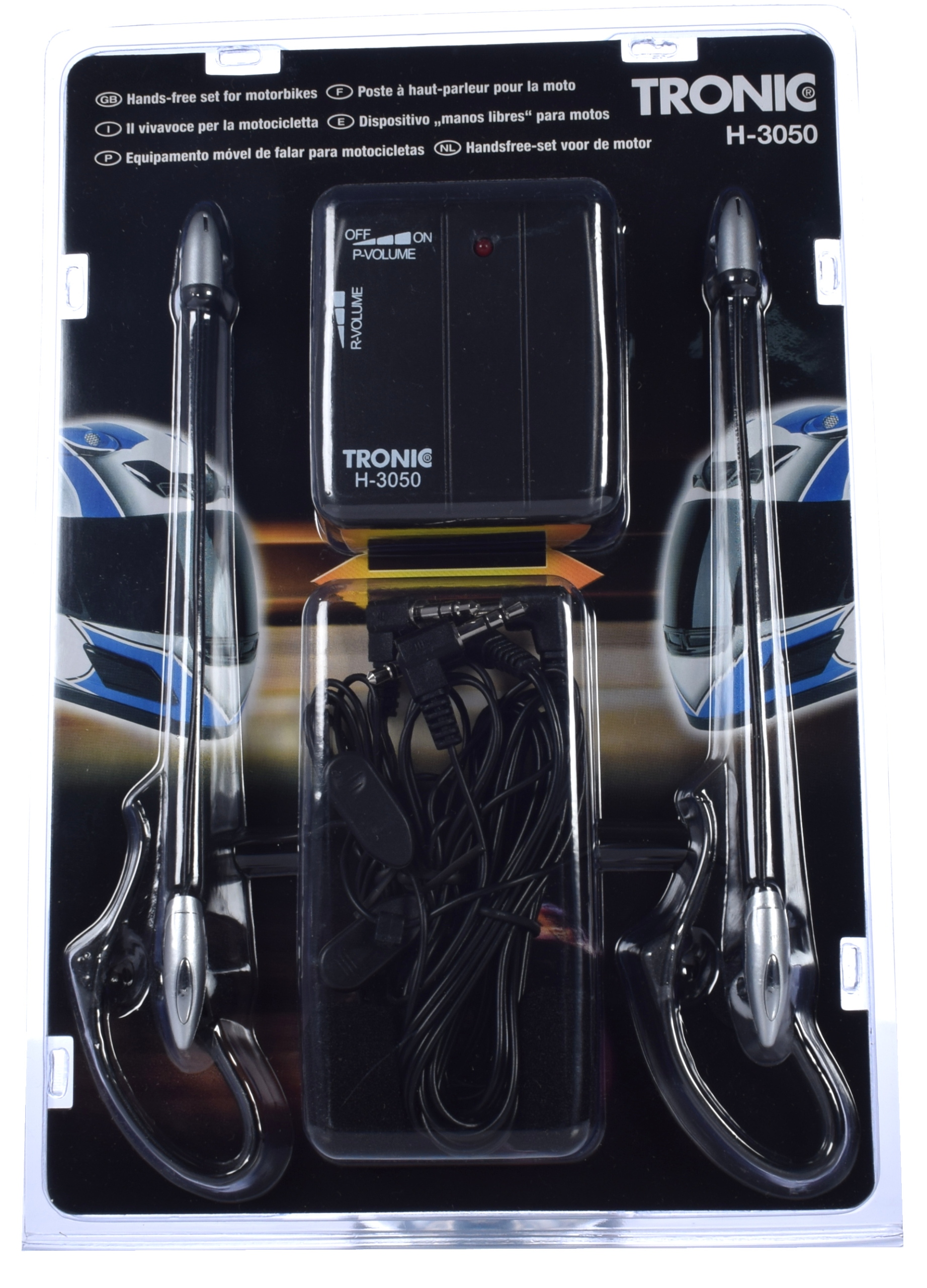 INTERKOM HEADSET PRO MOTORKÁŘE TRONIC H-3050 za 177 Kč - Allegro