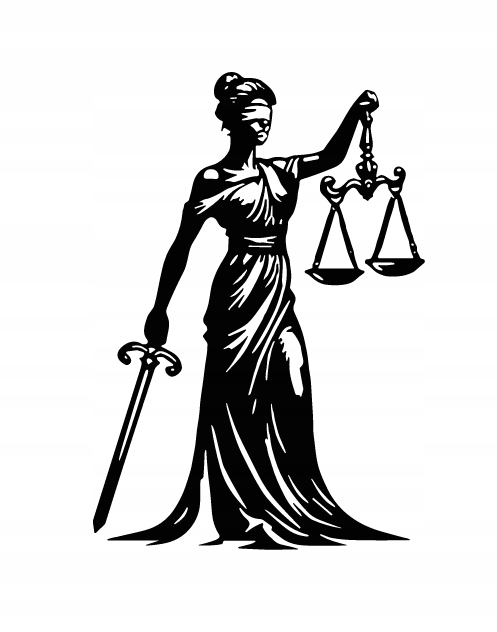 DEKORACJA ścienna Obraz wzór BOGINI TEMIDA • Cena, Opinie - Allegro