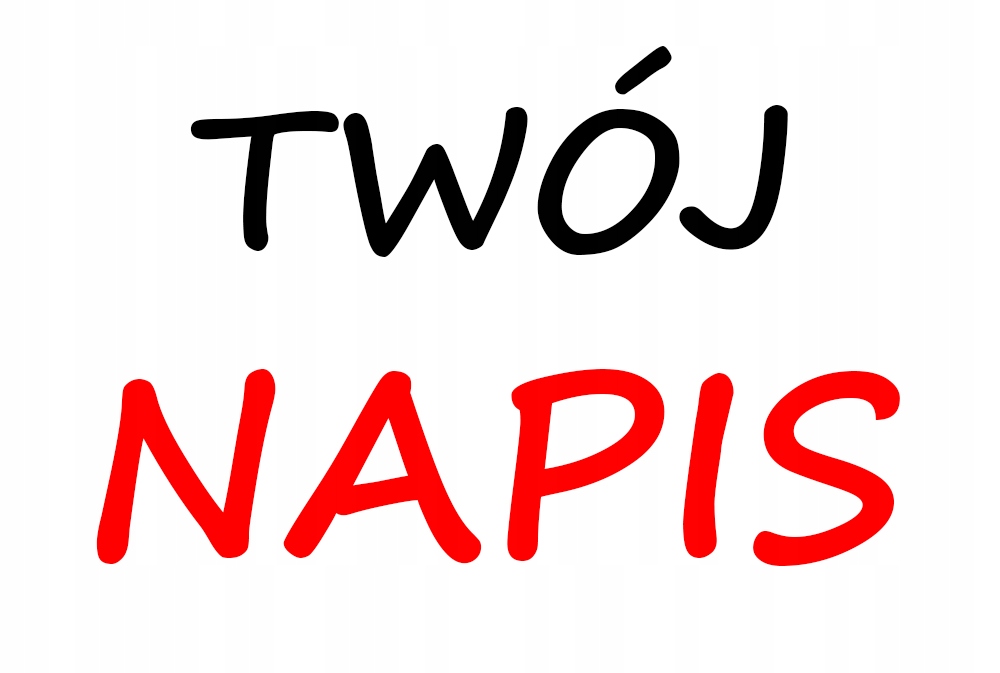 Prasowanka Napis - Niska cena na Allegro