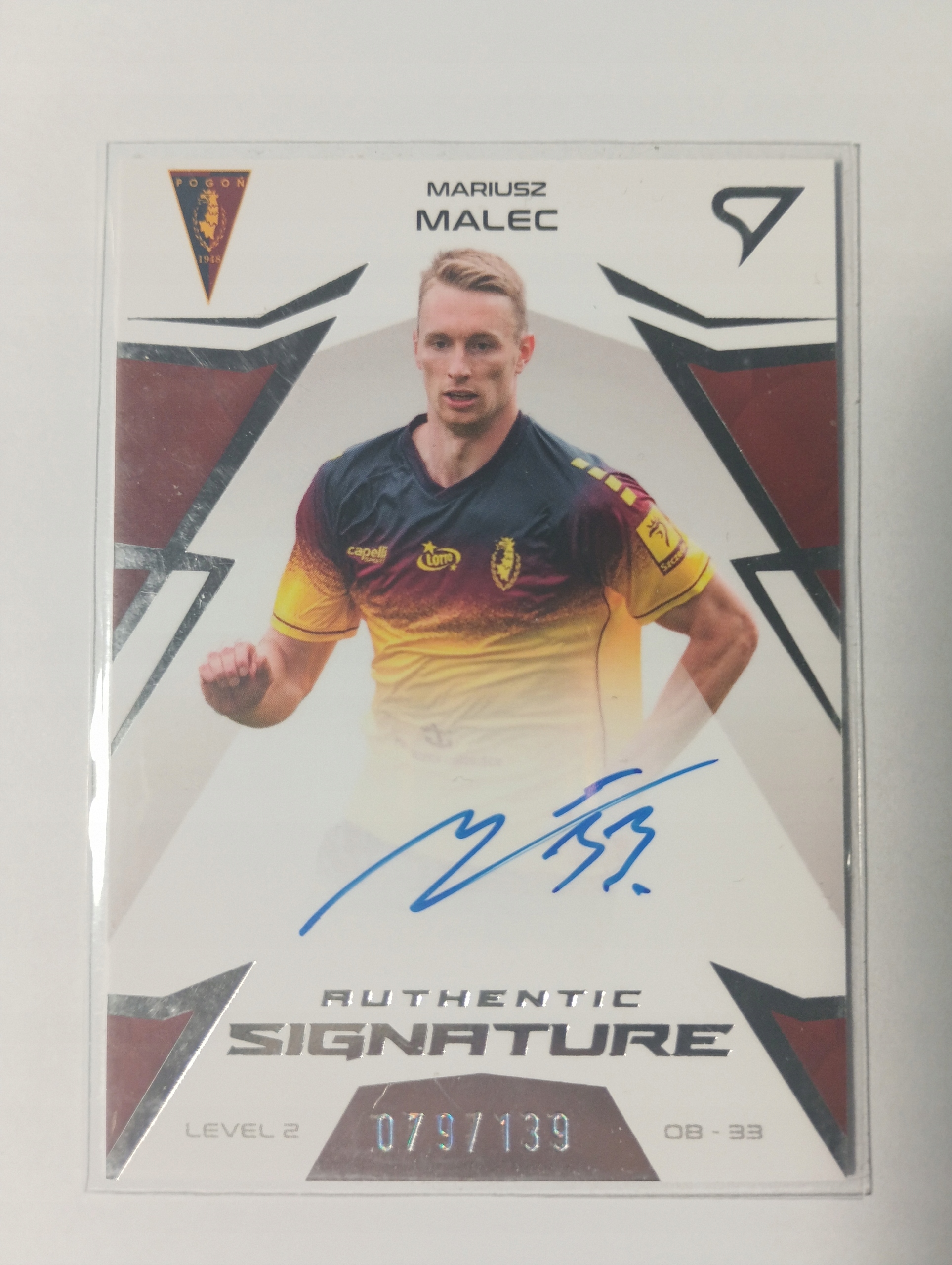 SportZoo Ekstraklasa 2024/25 Autentikus Aláírás Mariusz Malec 079/139 ...