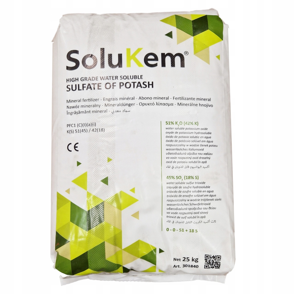 Siarczan potasu SoluKem Tessenderlo 25 kg (5414608010050) • Cena ...