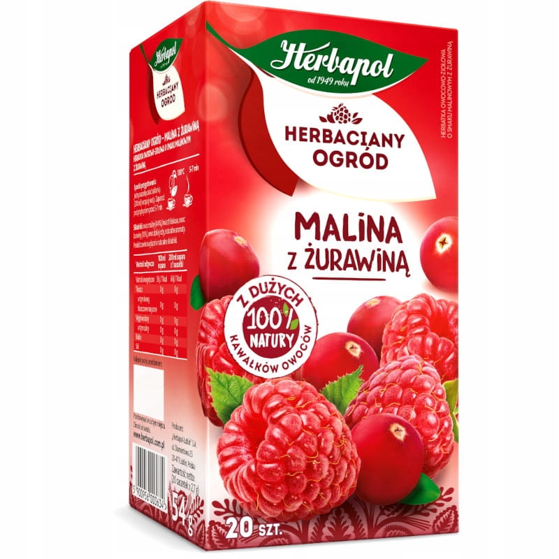 Herbapol Malina Żurawina Ex20 herbata owocowa (5900956003634) • Cena ... Herbapol Malina Żurawina Ex20 herbata owocowa (5900956003634) • Cena ...