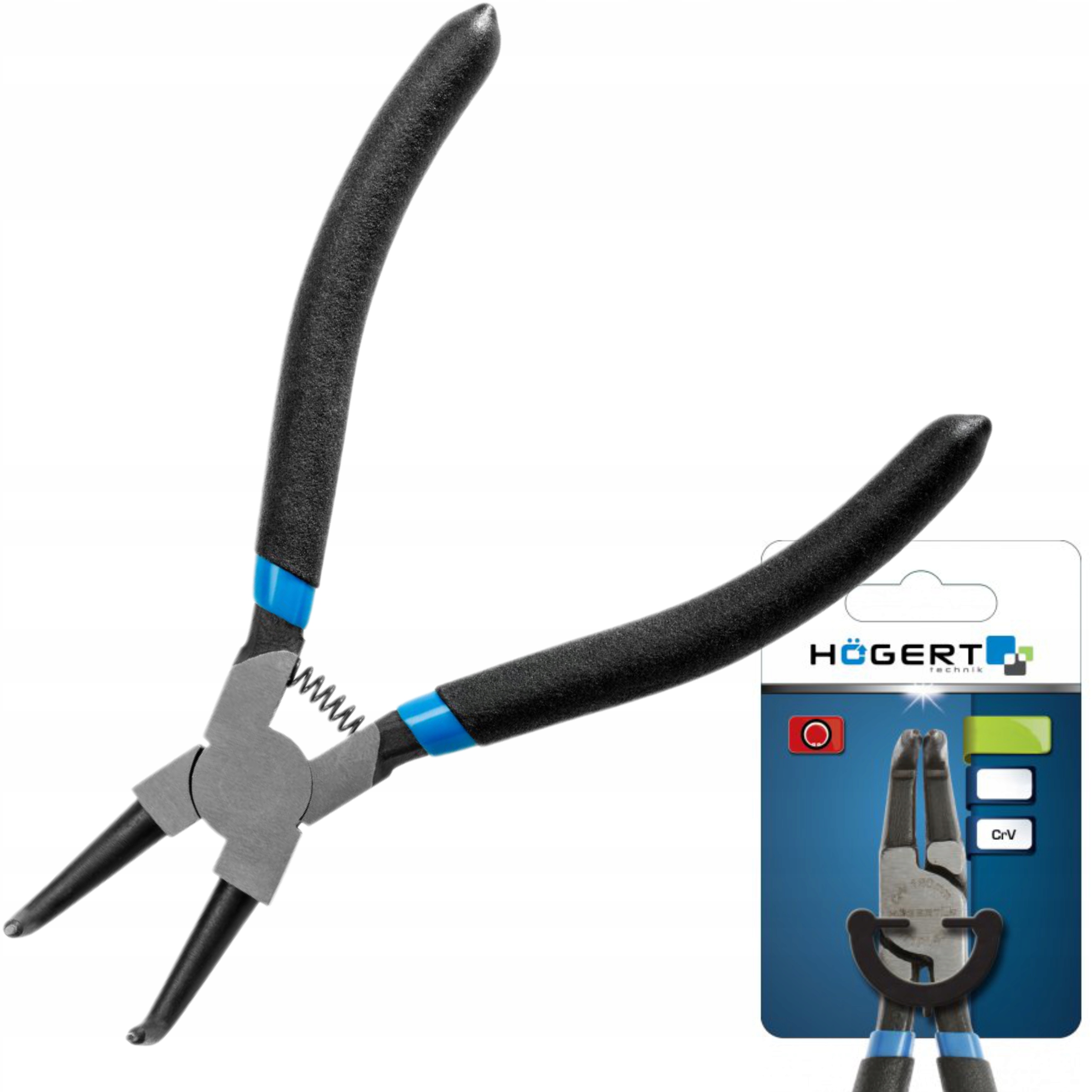 Szczypce do pierścieni Hoegert Technik wewnętrzne odgięte 150 mm (5902801032462) • Cena, Opinie ...