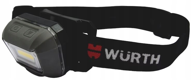 WURTH AKUMULATOROWA LAMPA LAMPKA CZOŁOWA CZOŁÓWKA 3W LED SENSOR 280LM ...